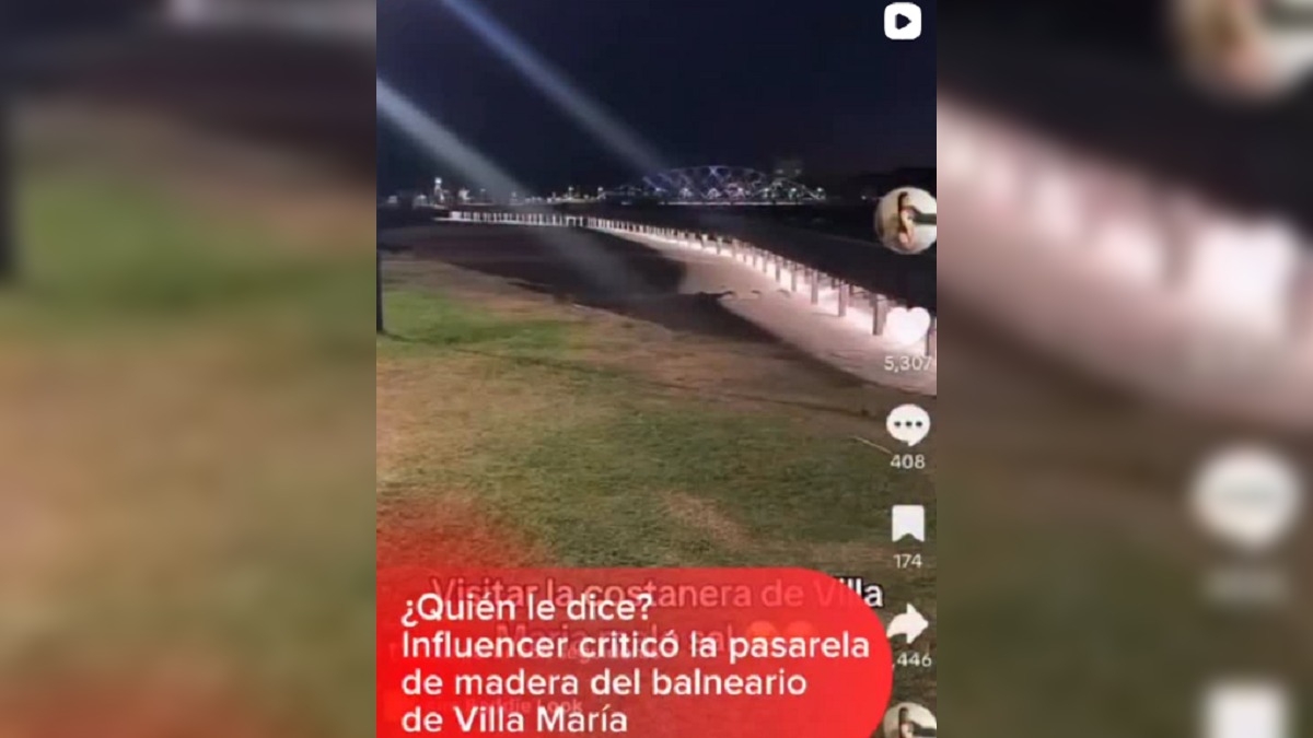¿Quién le dice? Influencer criticó la pasarela de madera del balneario ...